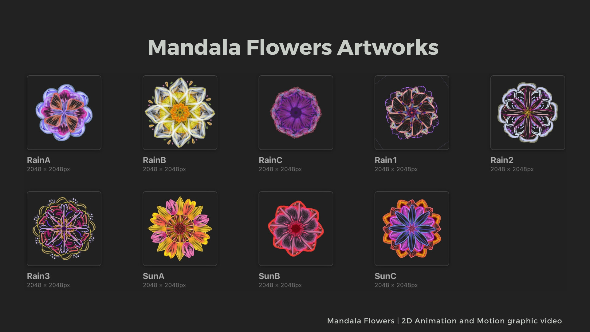 ArtStation - Mandala Flower Artwork