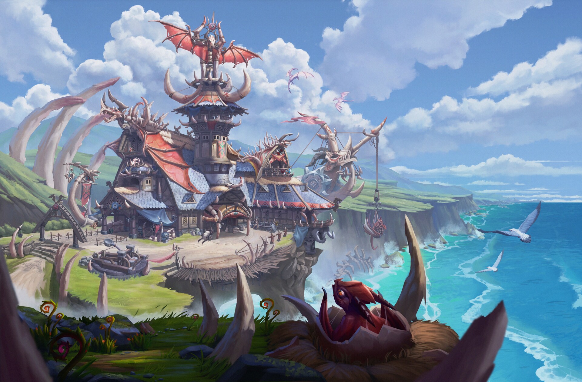 ArtStation - Dragon Outpost