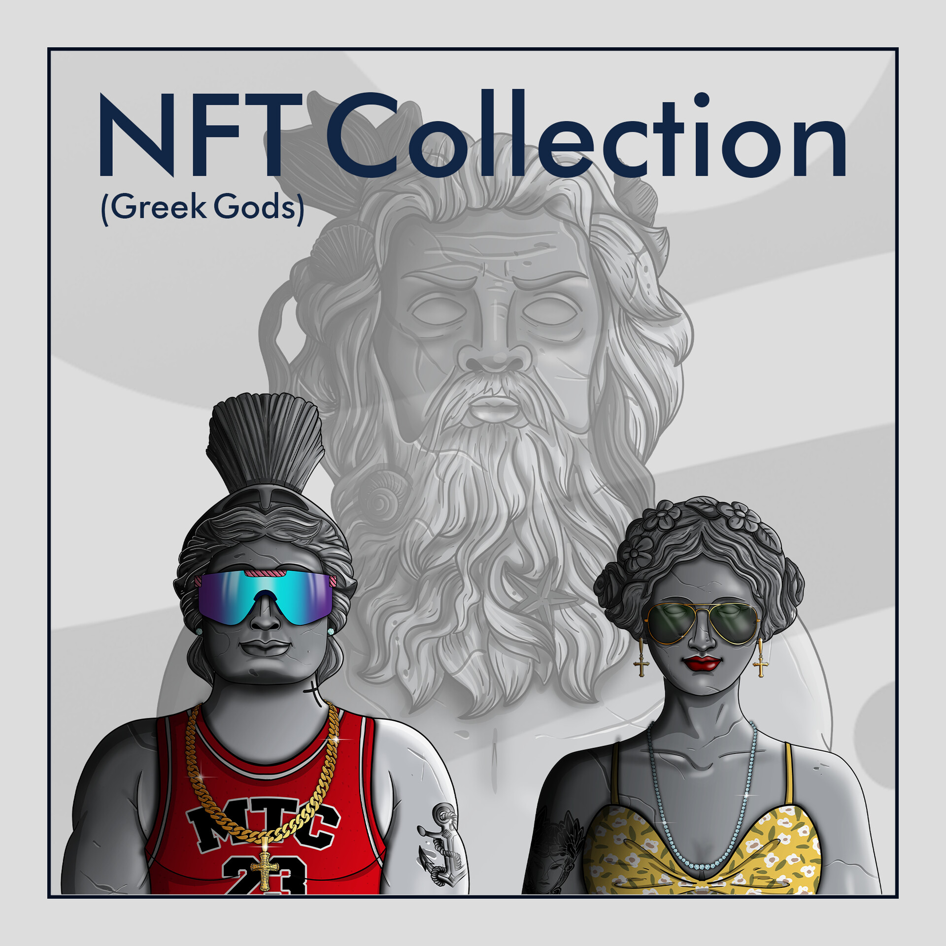 ArtStation - An NFT collection of Greek Gods