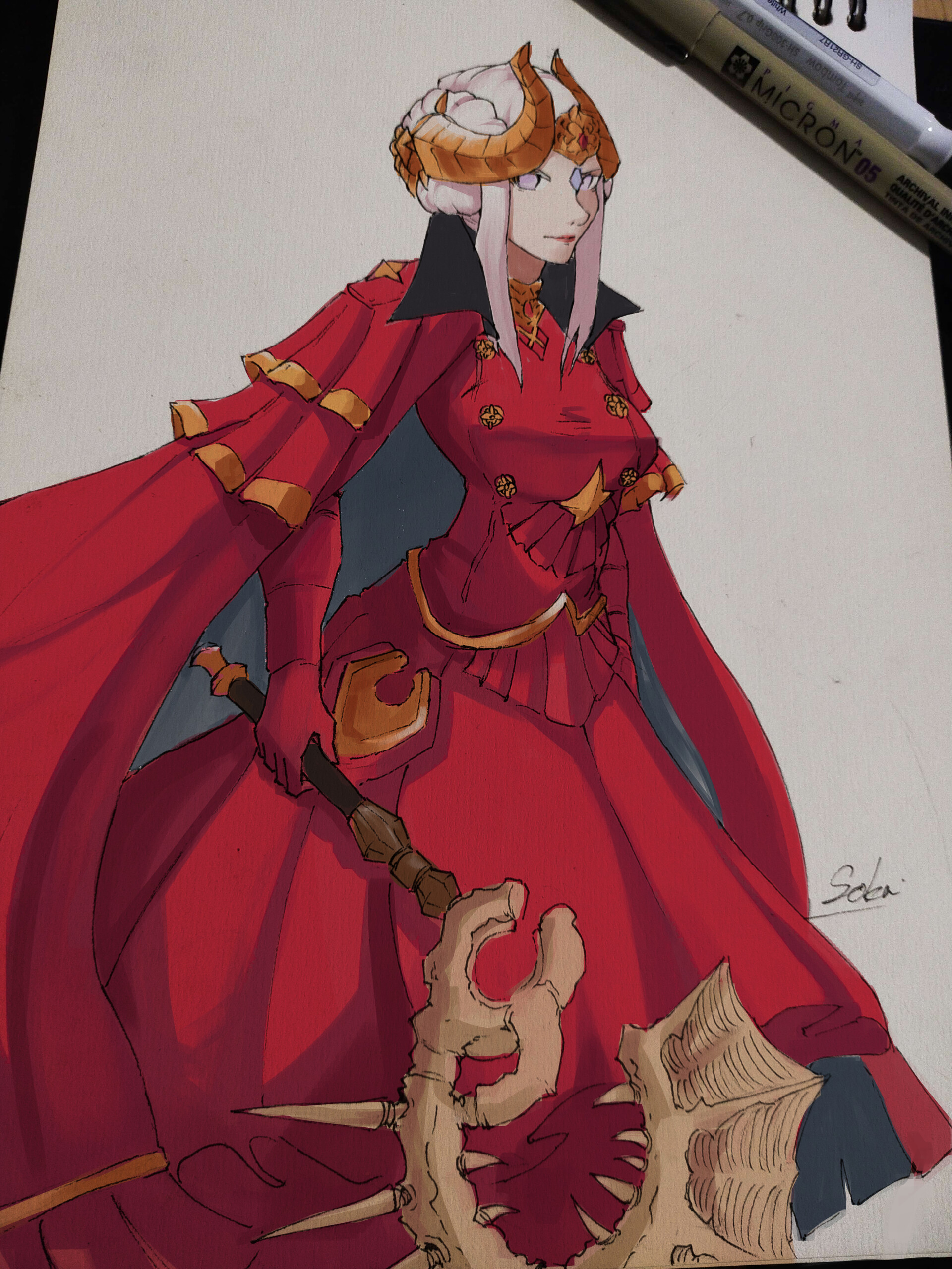 ArtStation - Arttrober Day 8 - Edelgard