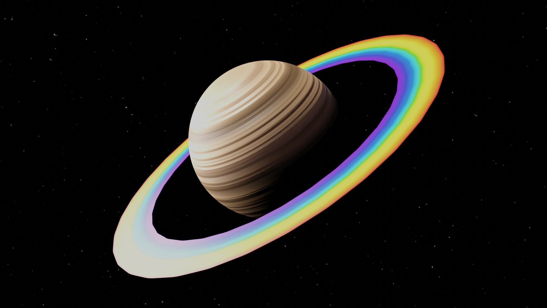 ArtStation - Rainbow&Saturn