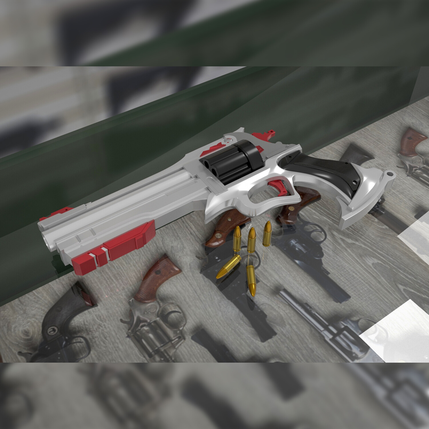 ArtStation - Pistol Gun