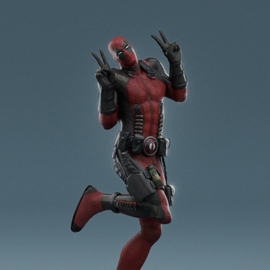 ArtStation - Deadpool attack animation