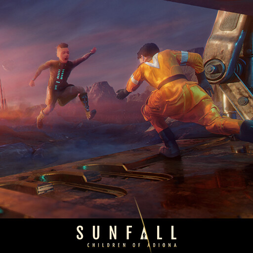 ArtStation - Sunfall: Children of Adiona - Burning Sun