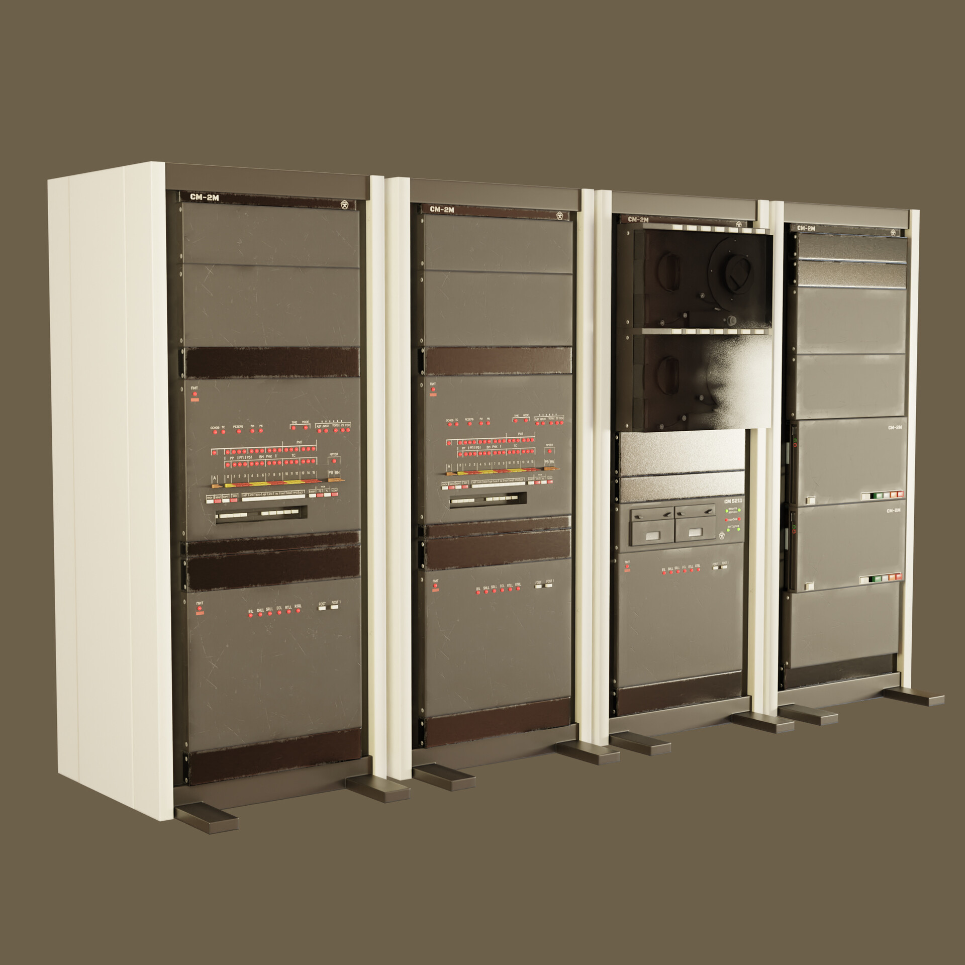 ArtStation - Old soviet computer from the 80s