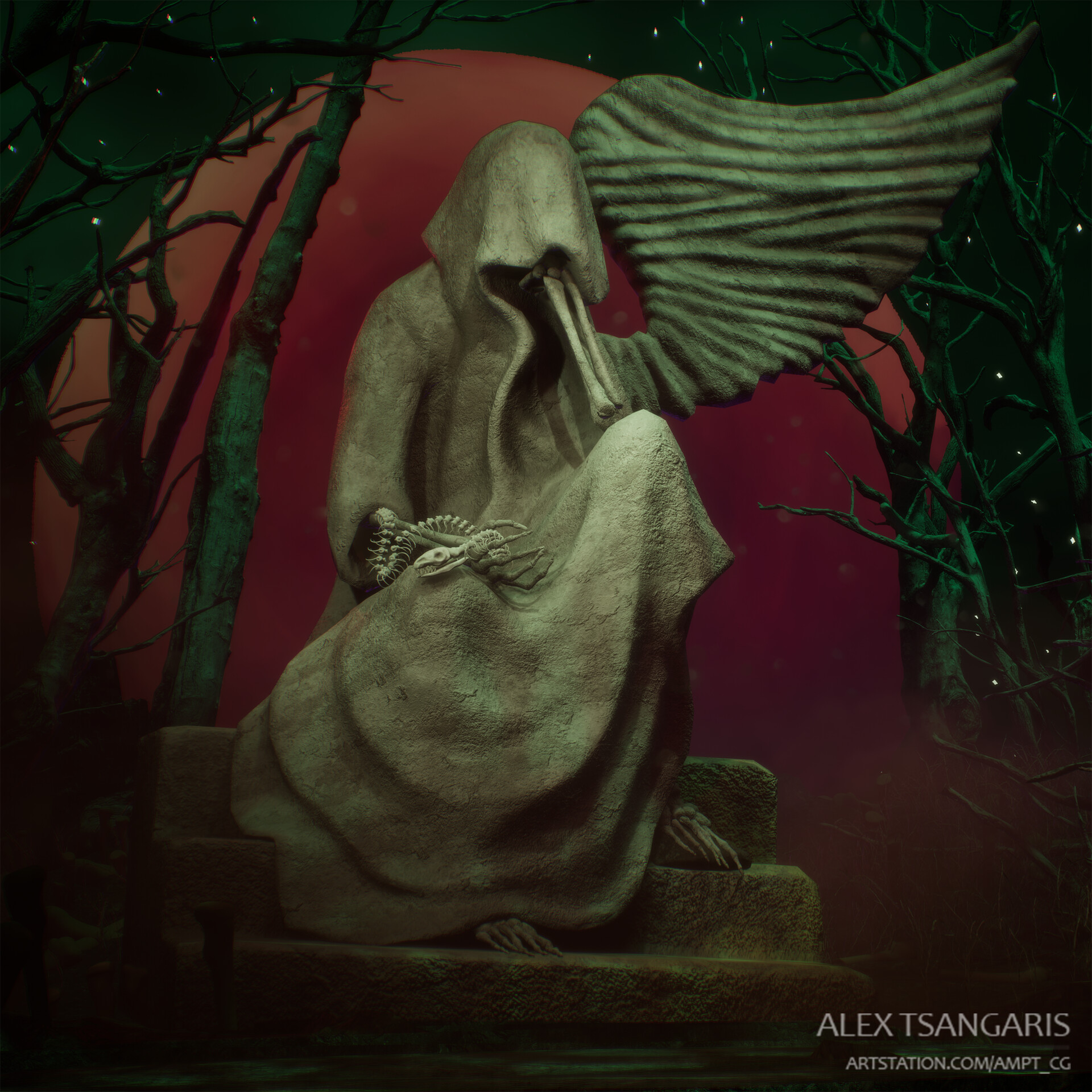 ArtStation - Statue of Death