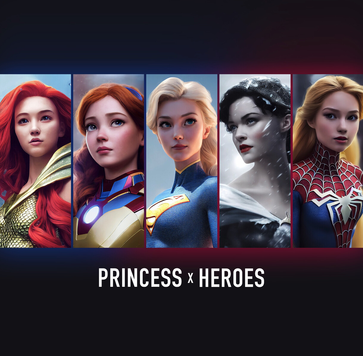 ArtStation - PRINCESS X HEROES