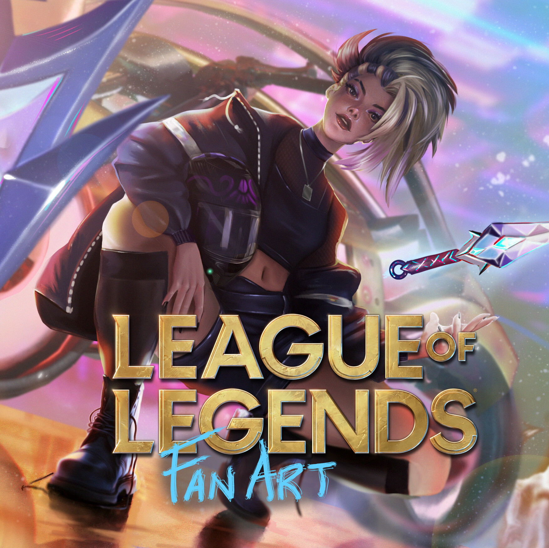 ArtStation - Akali - The Baddest League of Legends FanArt