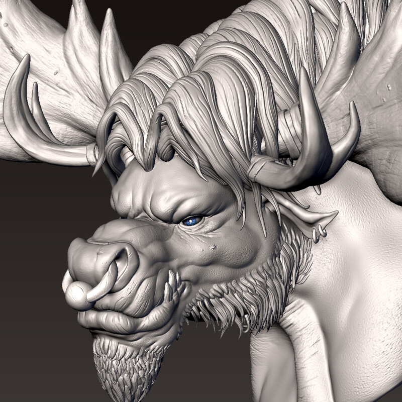 ArtStation - Tauren Bust