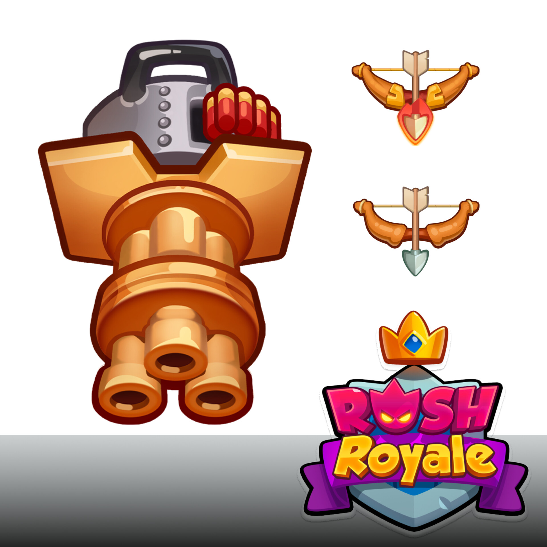 ArtStation - Props designs for Rush Royale