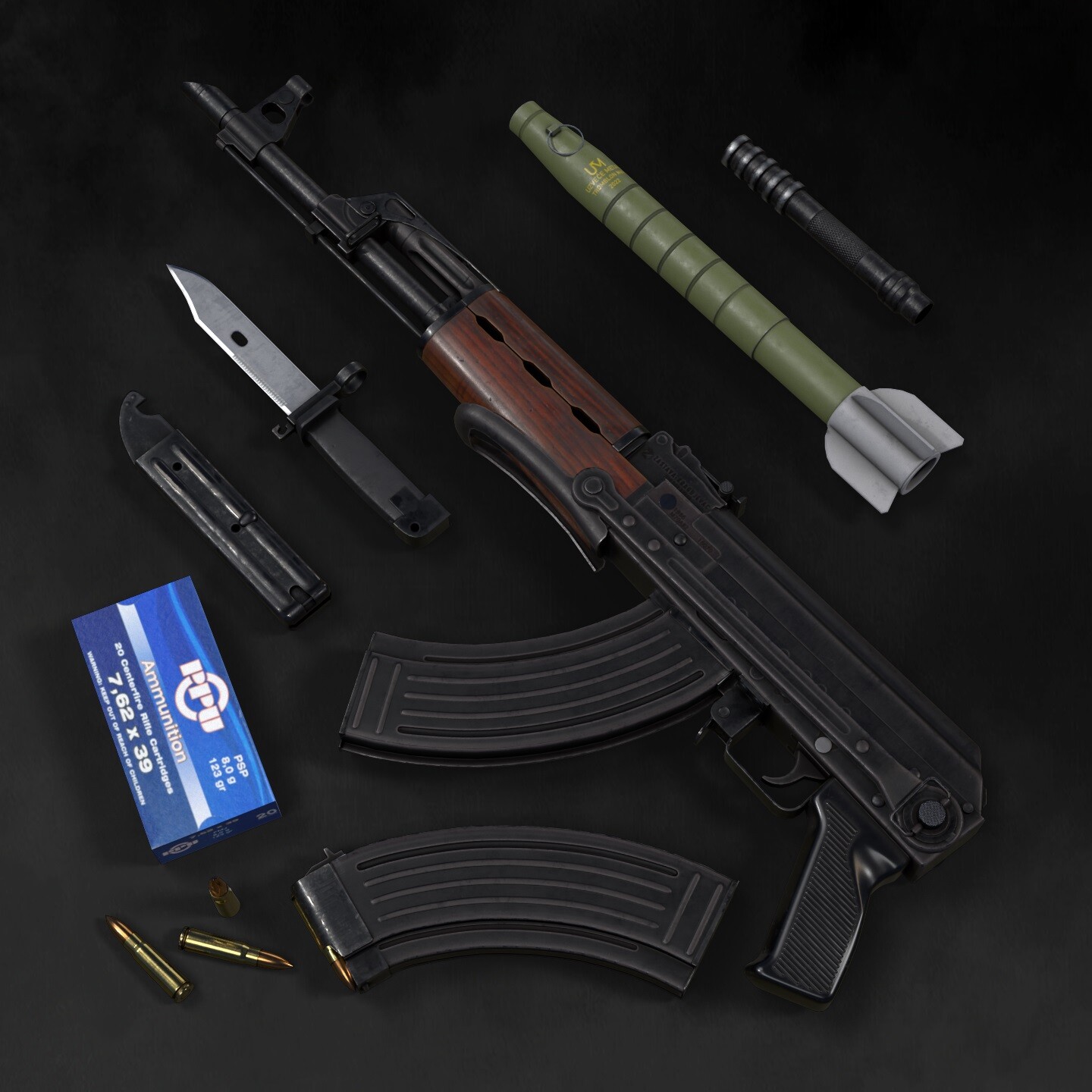 ArtStation - 1986 Zastava M70AB2