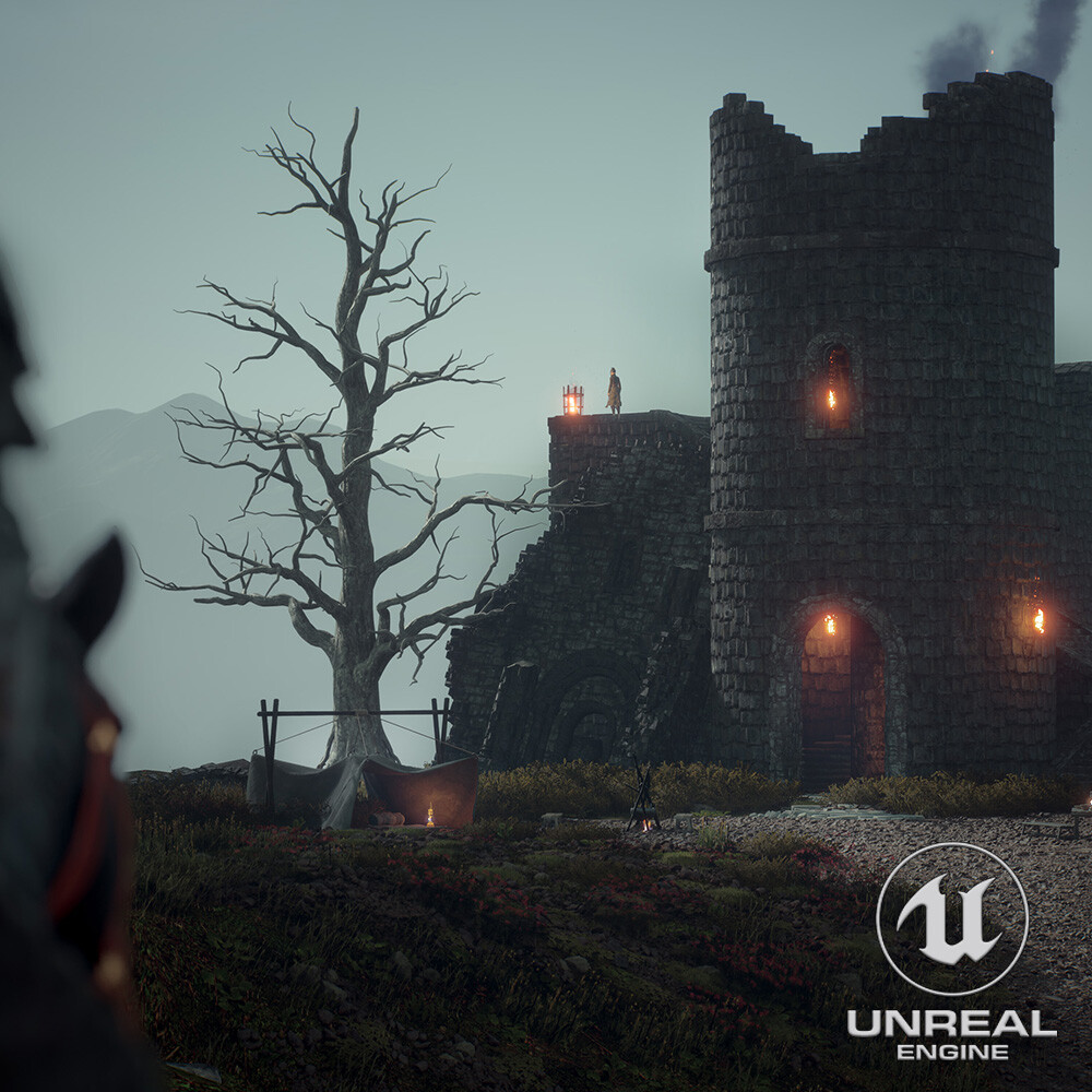 ArtStation - Ascent Project - Abandoned Tower - Unreal Engine 5