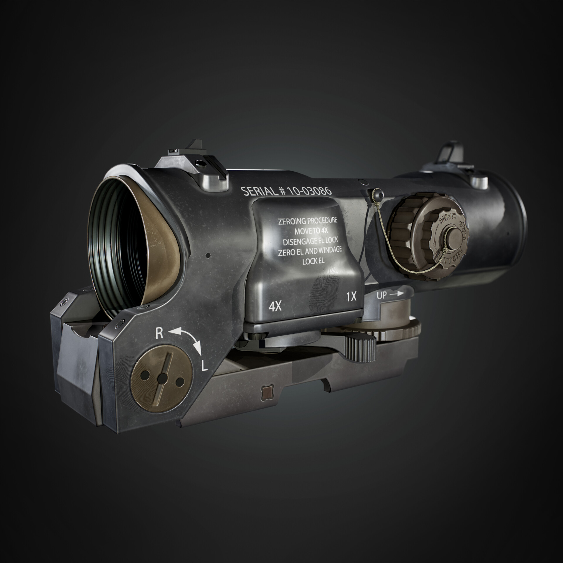 ArtStation - ELCAN Specter 1-4X