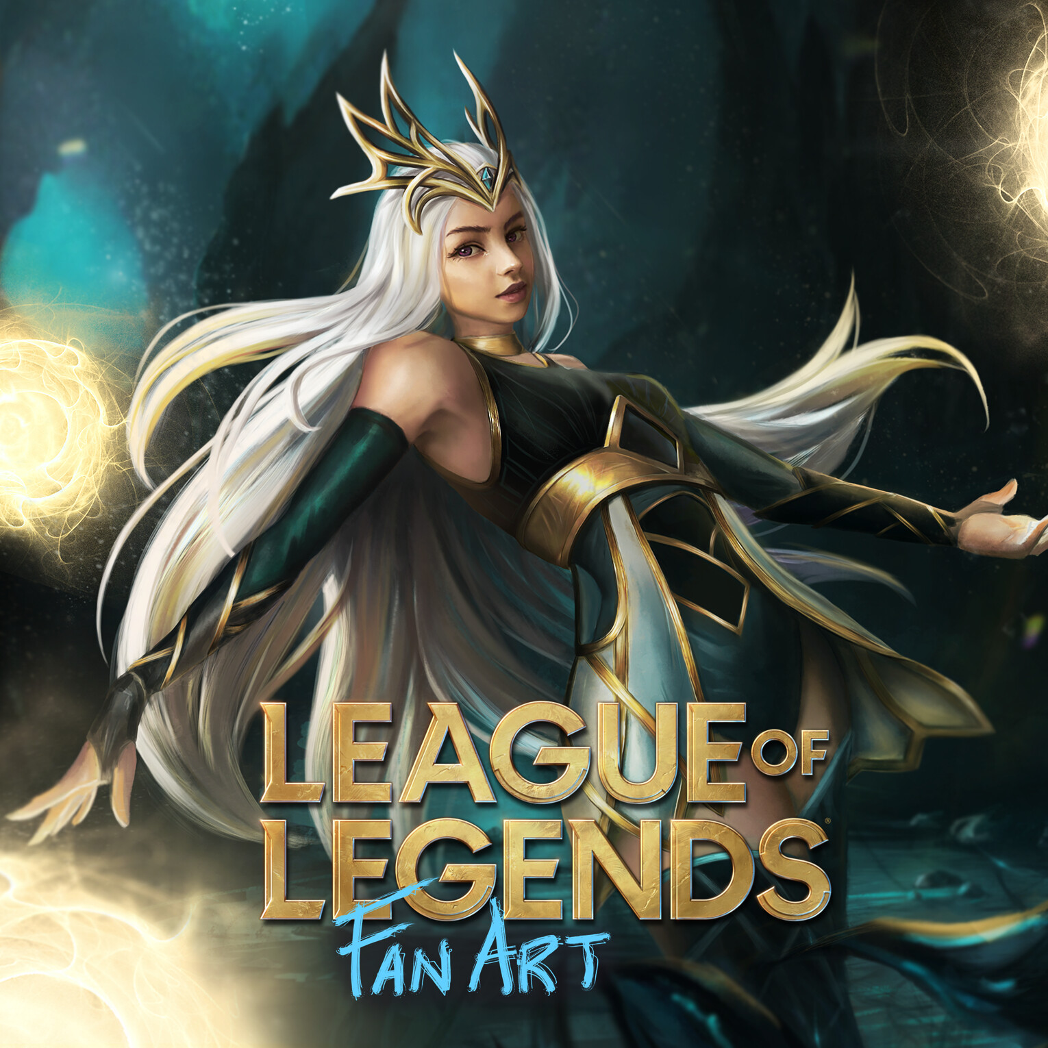 ArtStation - Syndra Sentinel - Fan Splash Art for League of Legends ...