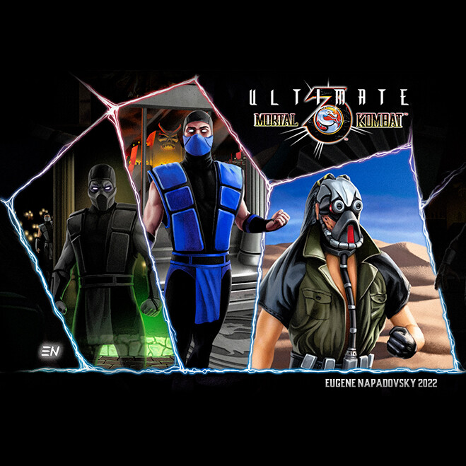 ArtStation - Noob Saibot , Classic Sub-Zero , Kabal / Ultimate MK3