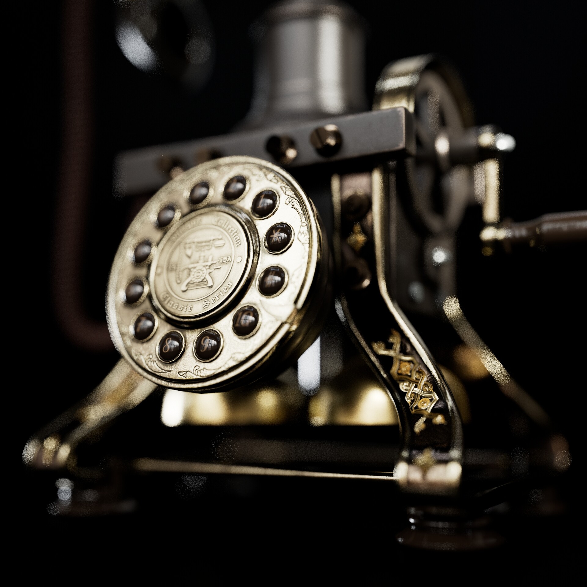 ArtStation - Vintage Phone