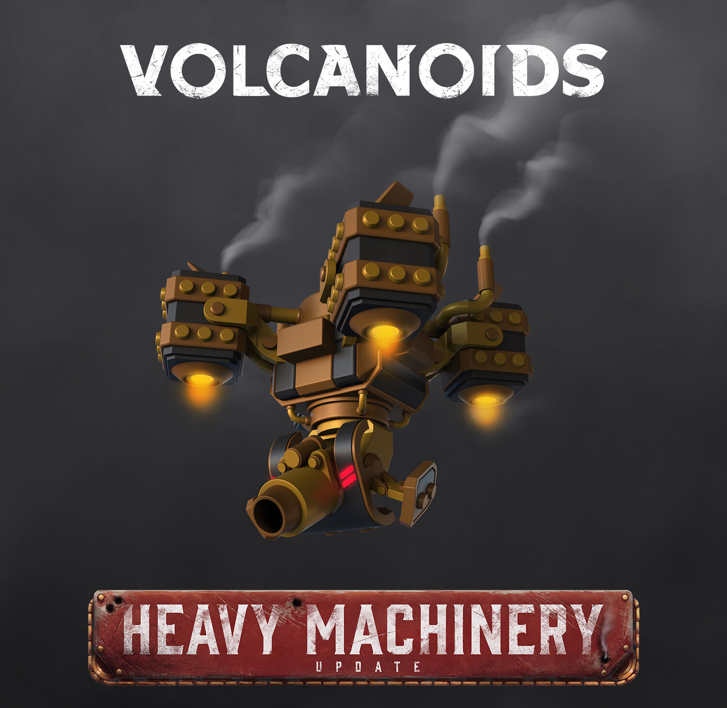 ArtStation - Volcanoids Drones & Tanks concepts