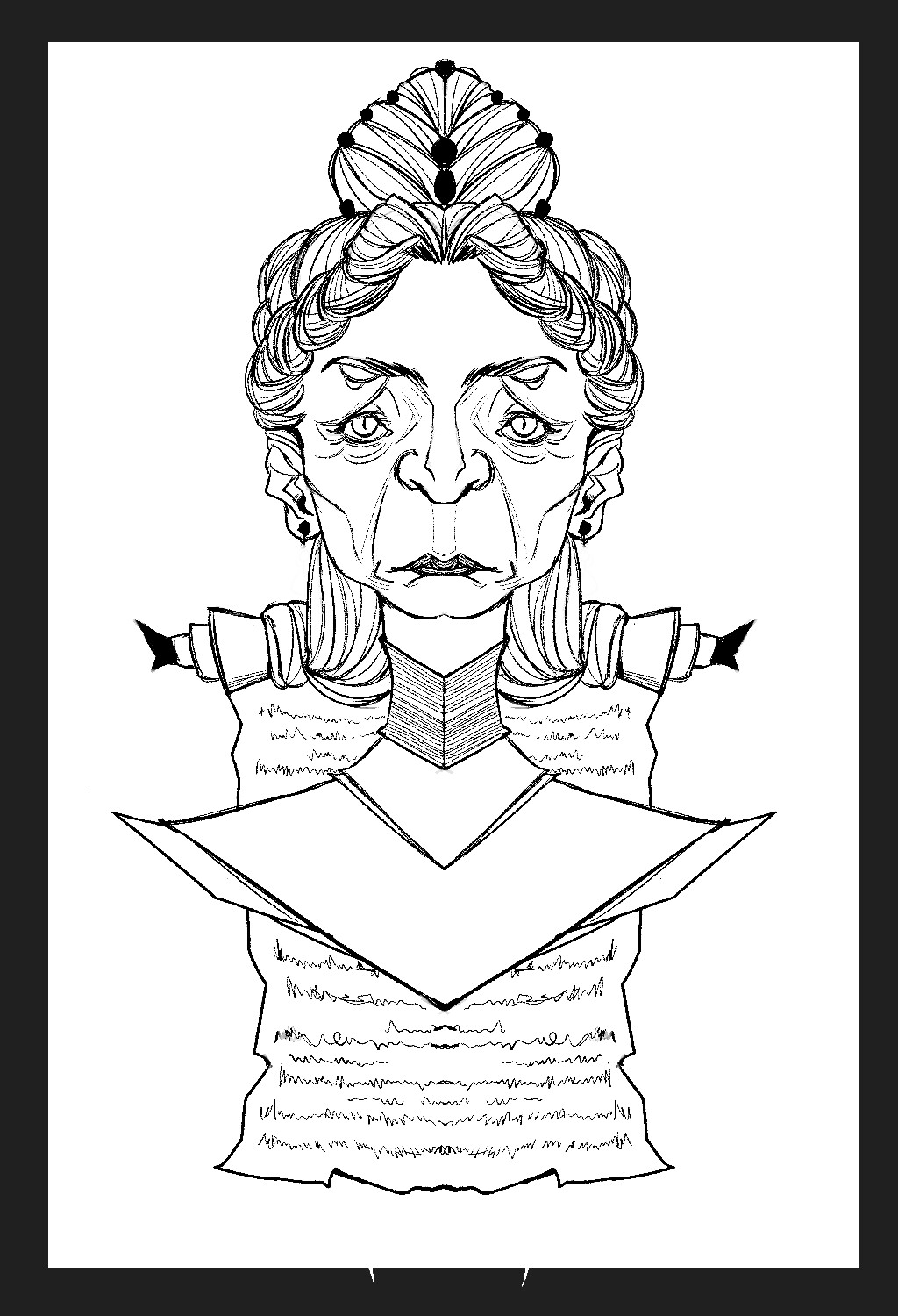 ArtStation - The High Council - Inktober practice