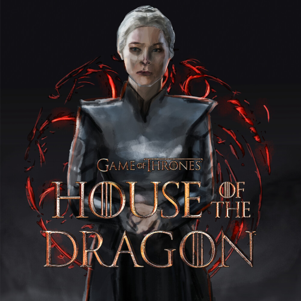 ArtStation - Armored Rhaenyra | House of the Dragon Concept Art