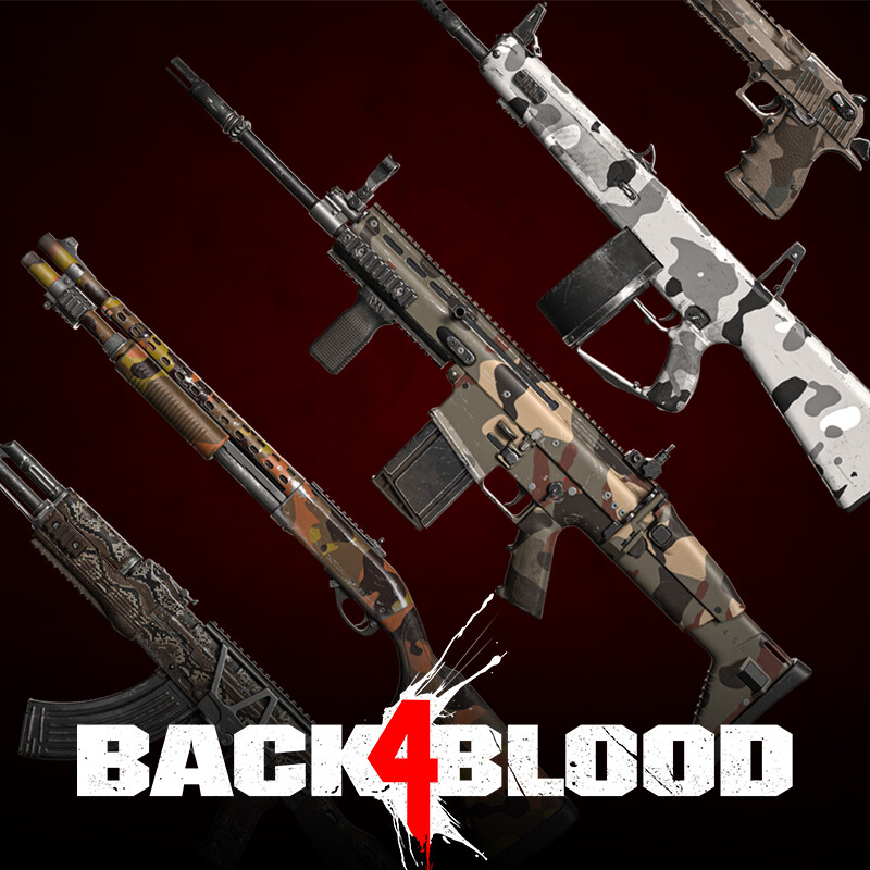ArtStation - Back 4 Blood - Oct. Update Weapon Skin Dump