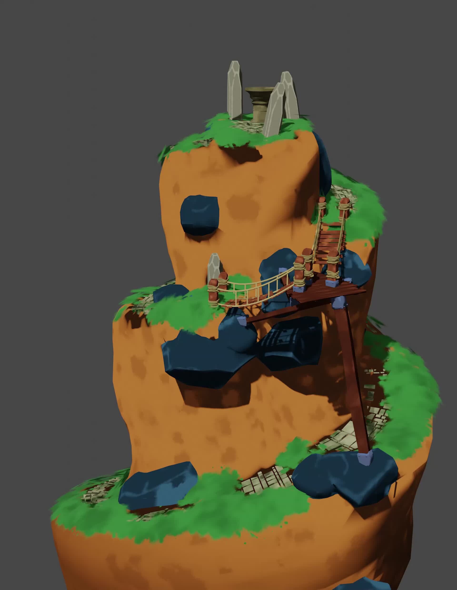 ArtStation - Stylized island + procedural tools
