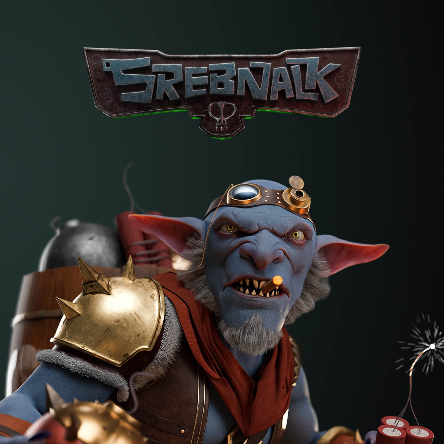 ArtStation - Srebnalk (Cute Heavy Character)