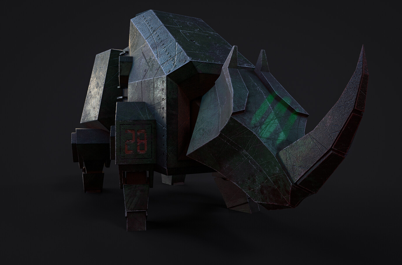 ArtStation - WAR RHINO