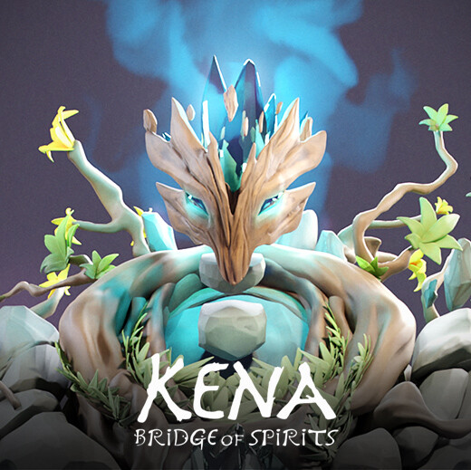 ArtStation - Kena: Bridge of Spirits - Woodsmith Boss: 3D Sketches