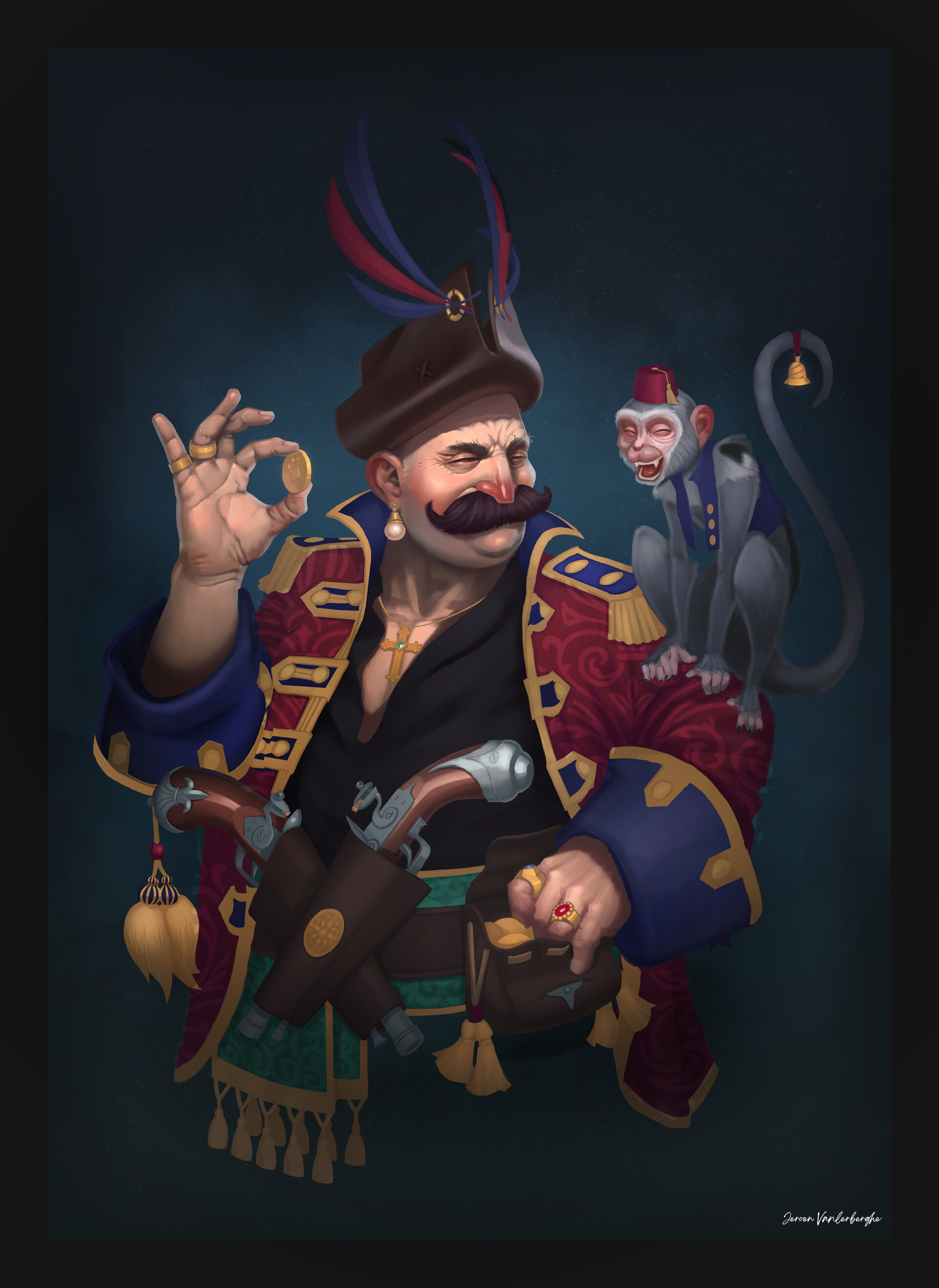 ArtStation - Character Design Assignment - Cossack Pirate
