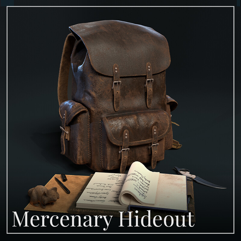 ArtStation - Mercenary Hideout - A Collection of Assets