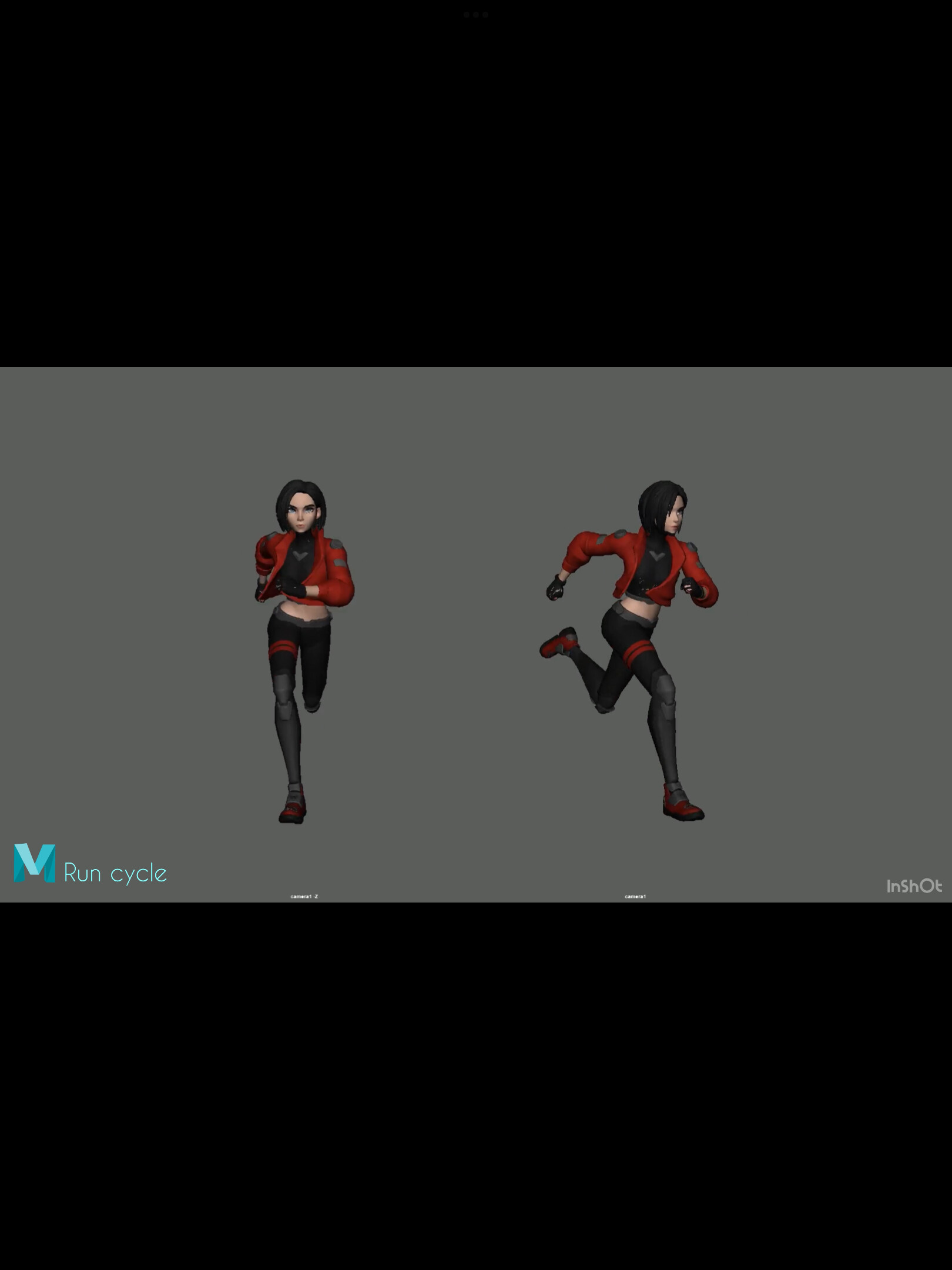 ArtStation - Run cycle in Maya