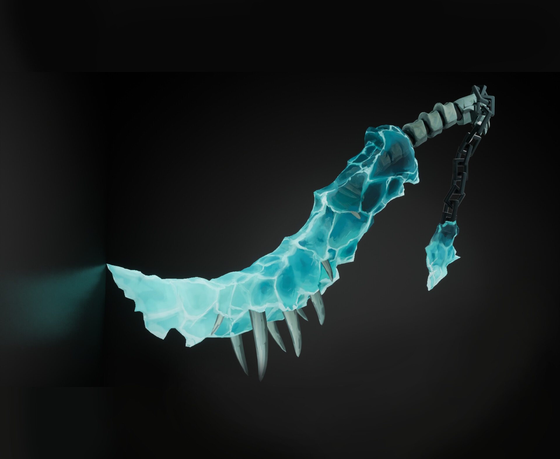 ArtStation - Ice Blade Stylized Texture Study