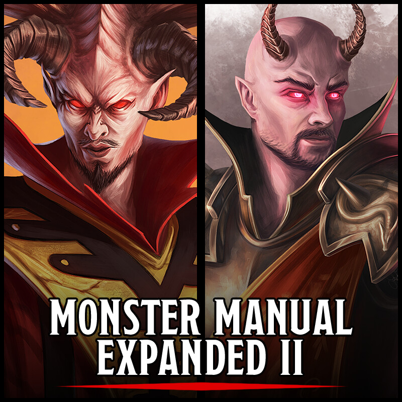 ArtStation - Asmodeus, Moloch and Dispater - Monster Manual Expanded II