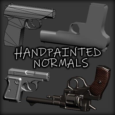 ArtStation - Handpainting Normal Maps pixel by pixel! #10