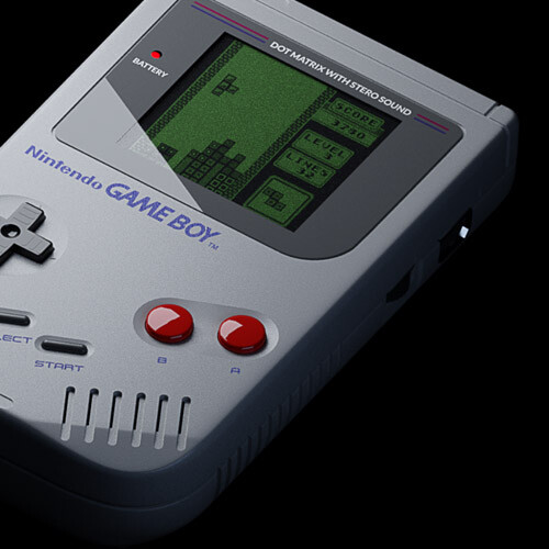 Rafal Topolski Portfolio - Gameboy Rainbow