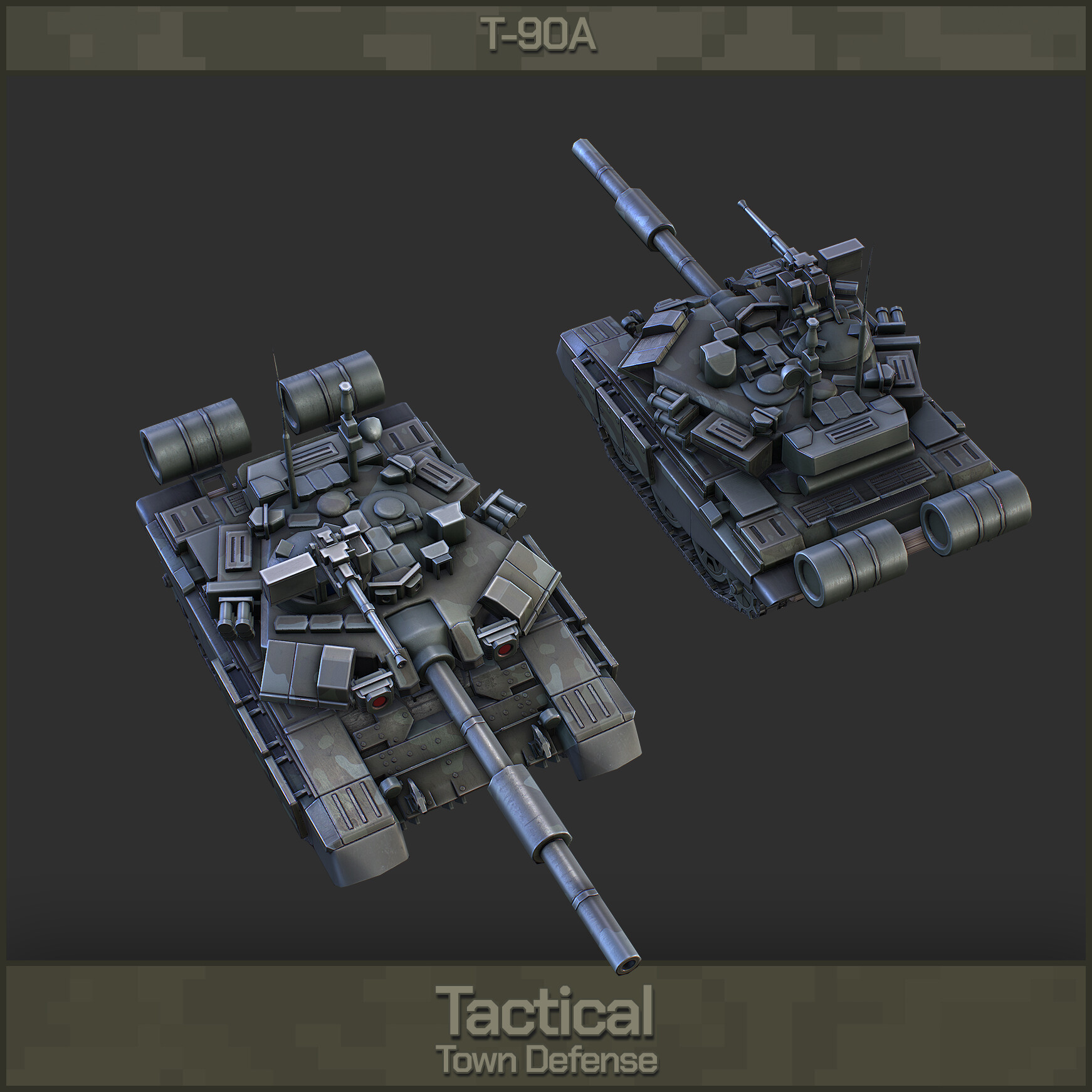 ArtStation - T-90A & T-80BVM & T73B3
