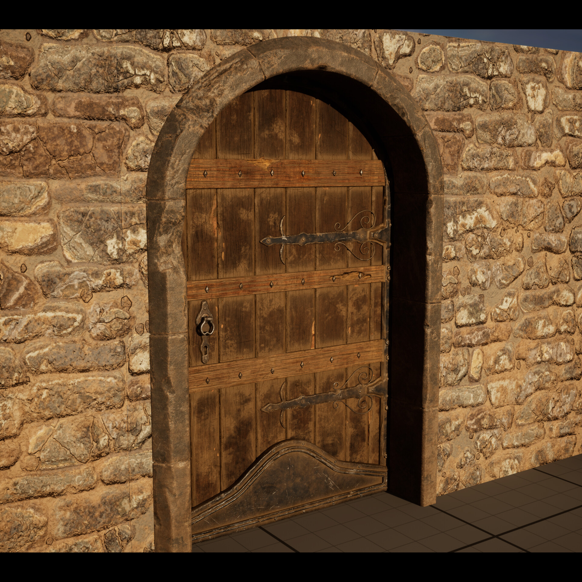 ArtStation - Medieval door