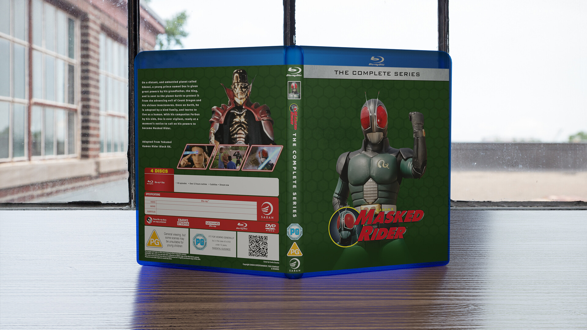 ArtStation - Masked Rider Custom Blu-ray Cover