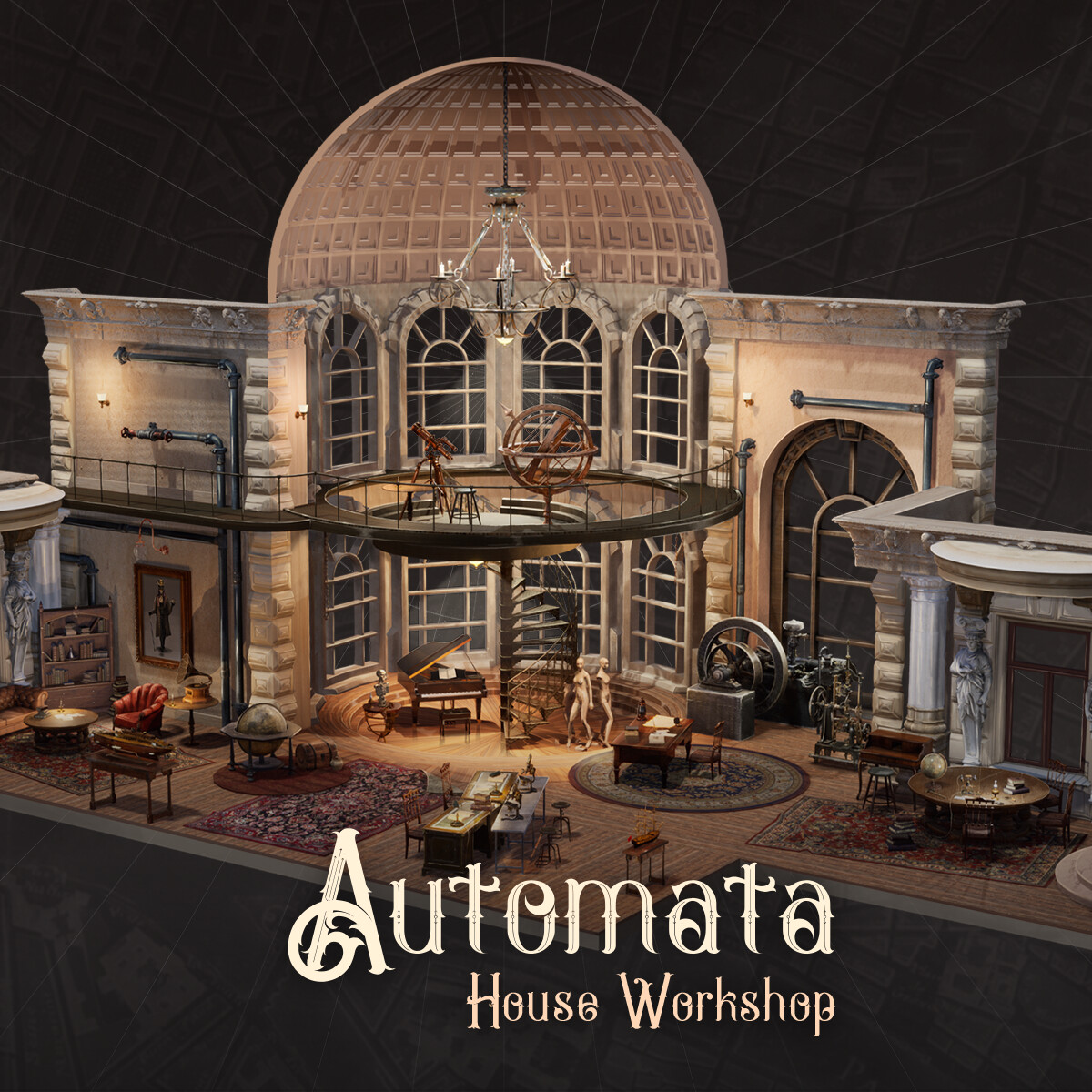 ArtStation - Automata - House Workshop of Monsieur Demarçay