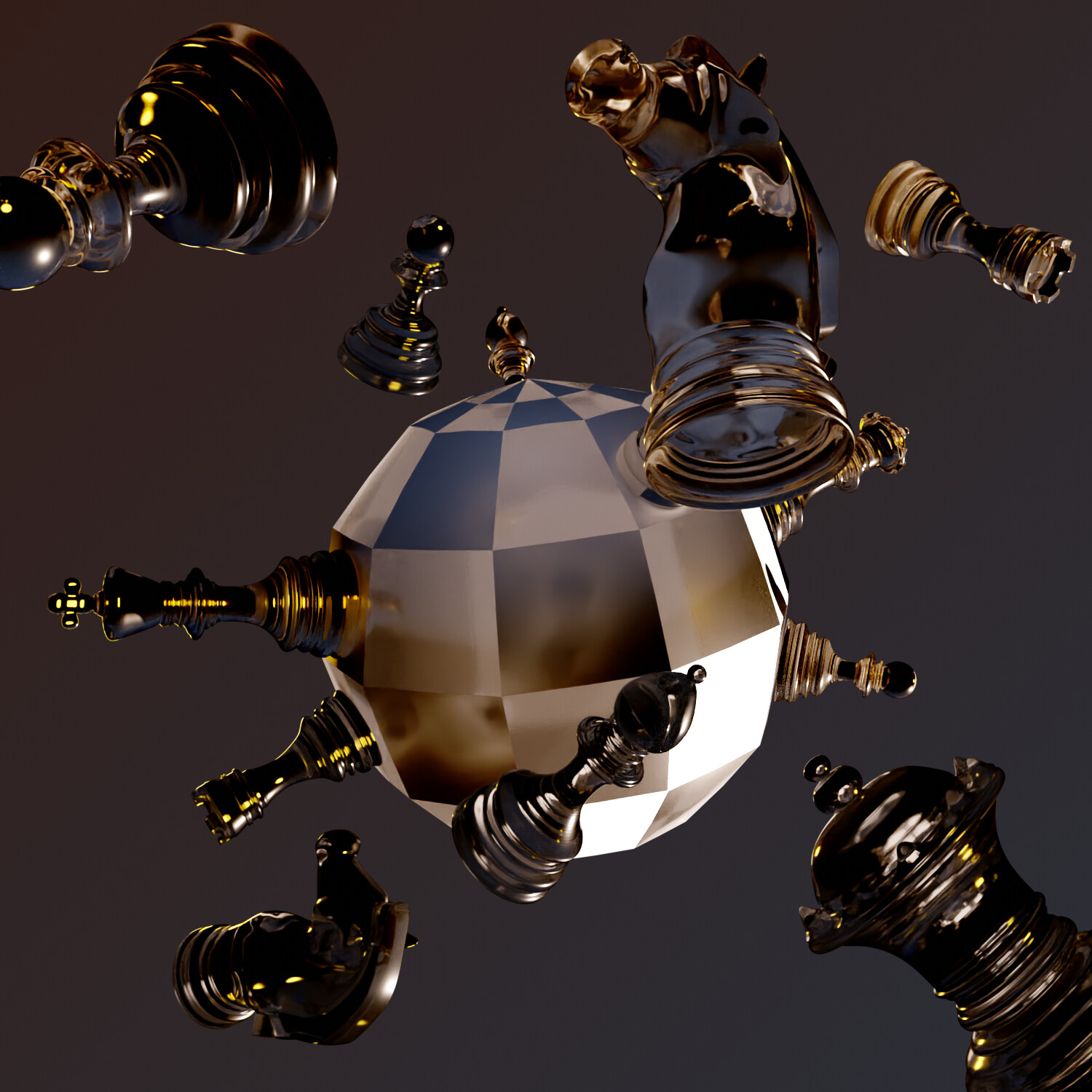 ArtStation - Chess Pieces [homework]