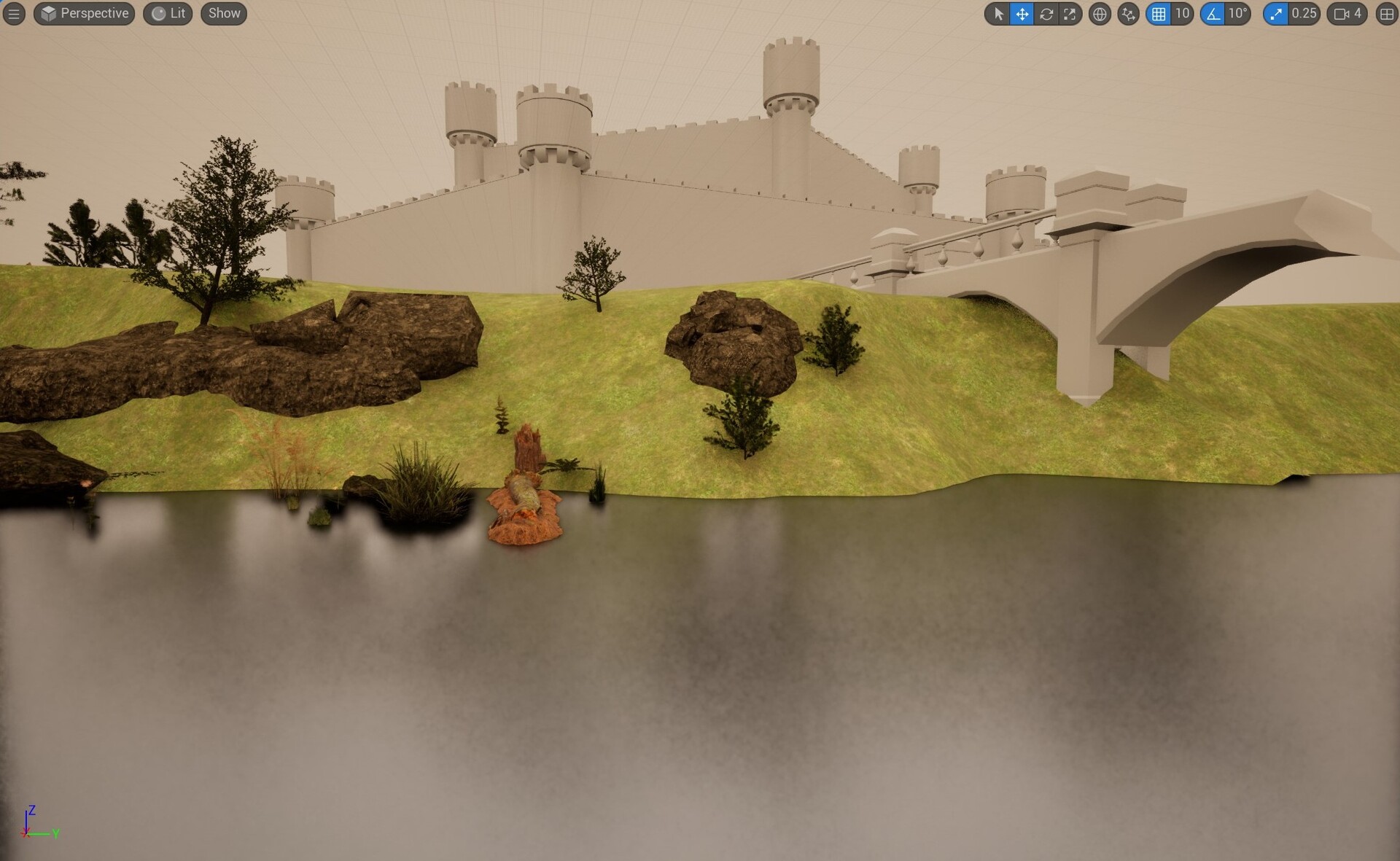 ArtStation - Broken Castle Environment- W.I.P.