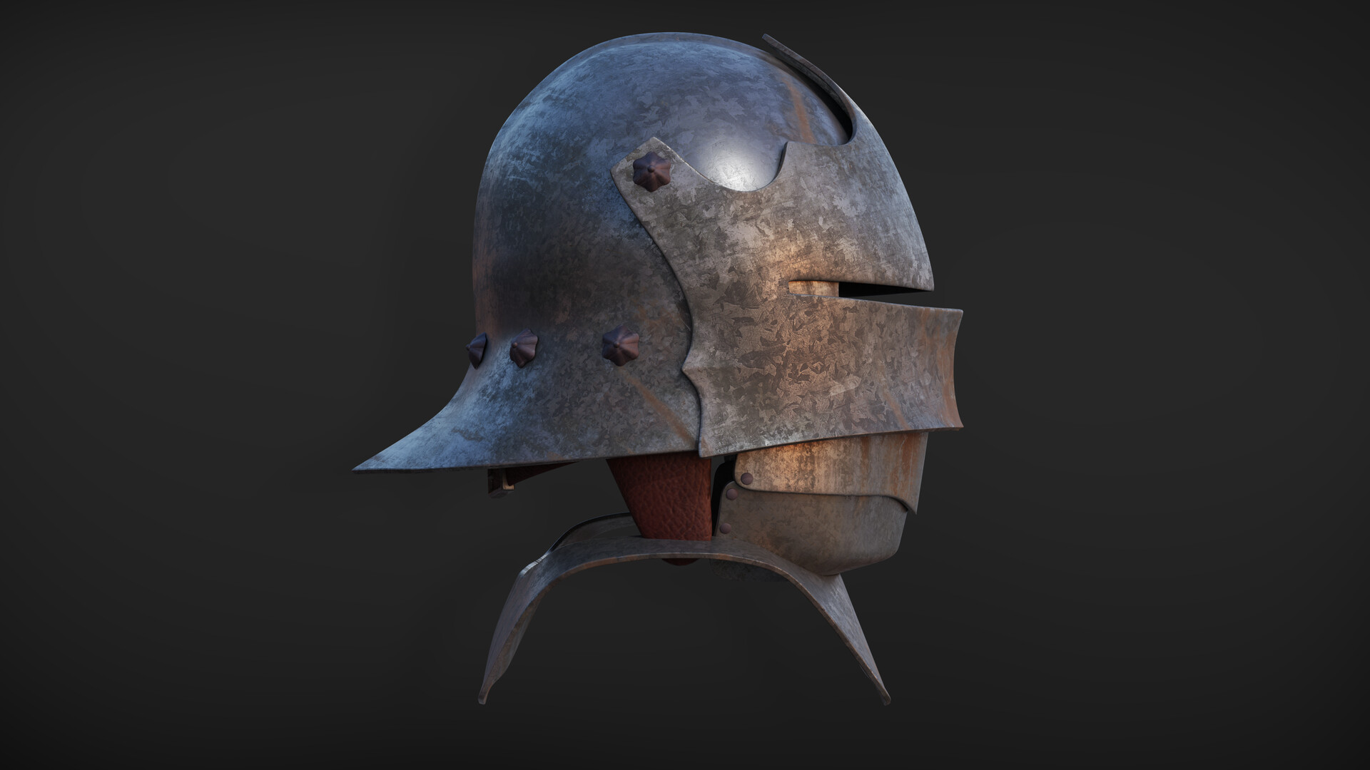 ArtStation - Italian Sallet and Bevor