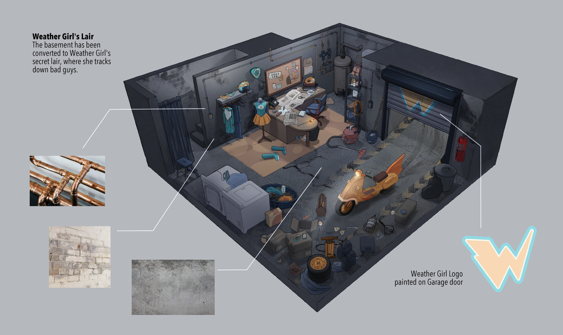 ArtStation - Weather Girl Lair