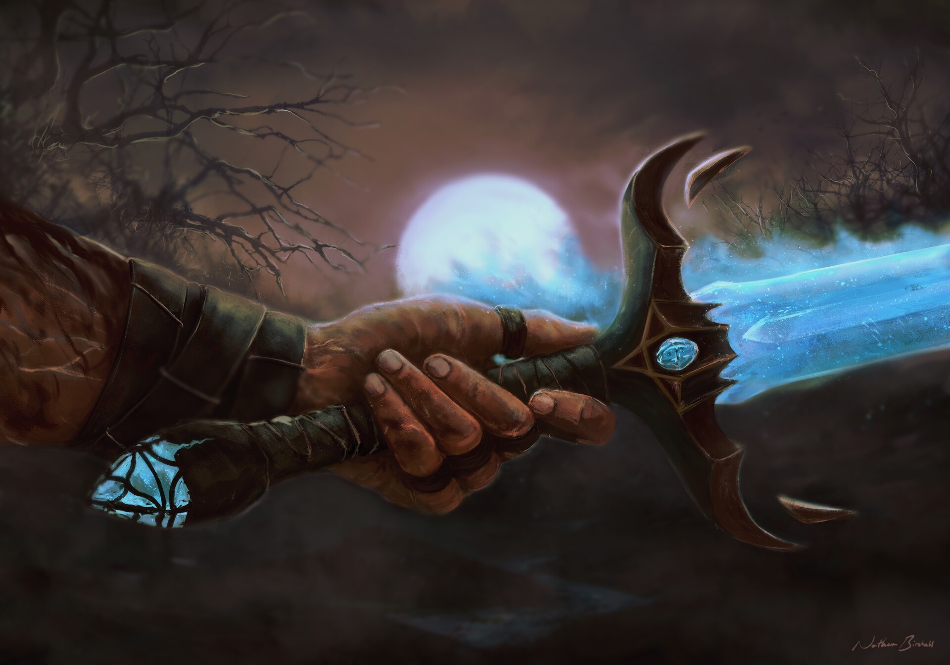 ArtStation - Sword of the Frozen Tundra