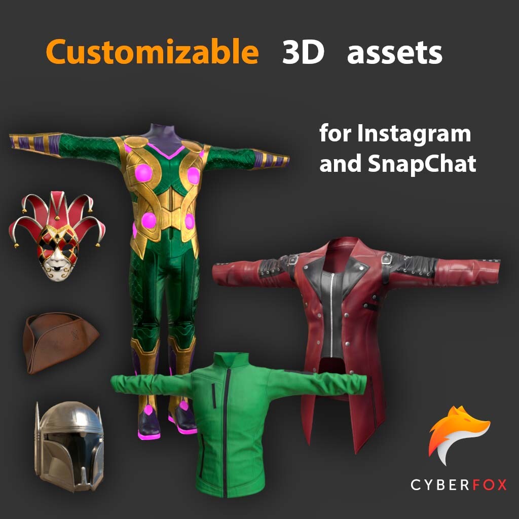 ArtStation - 3D outfit assets