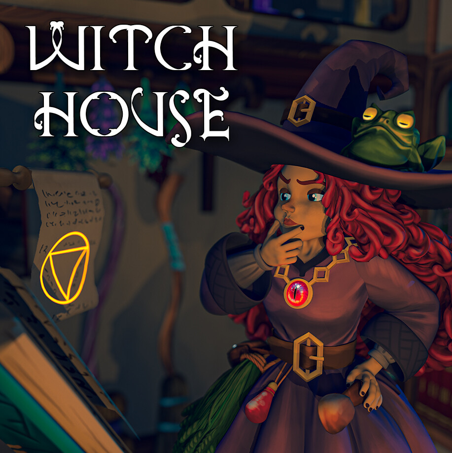 ArtStation - Witch House | Halloween magic