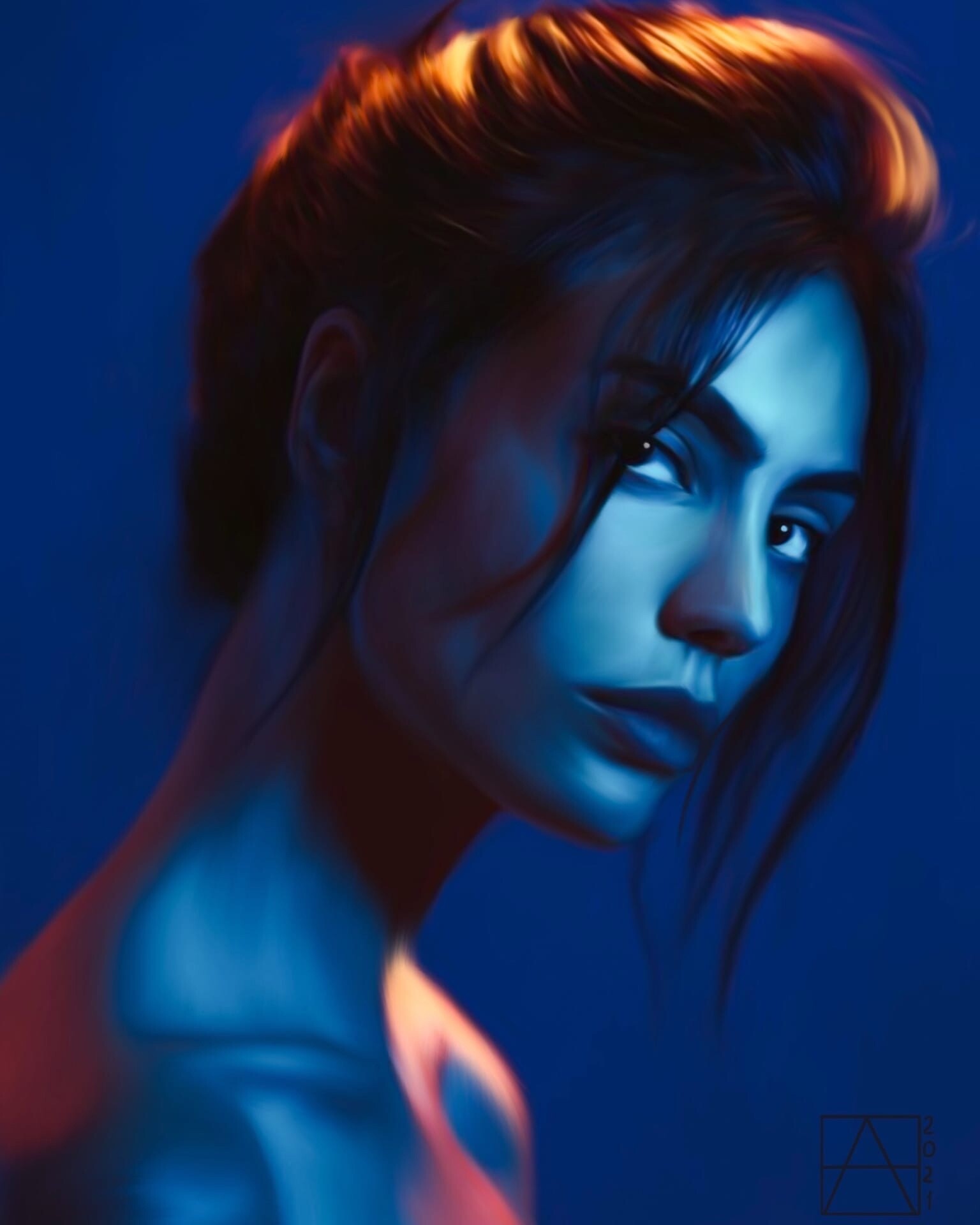 ArtStation - Neon portraits