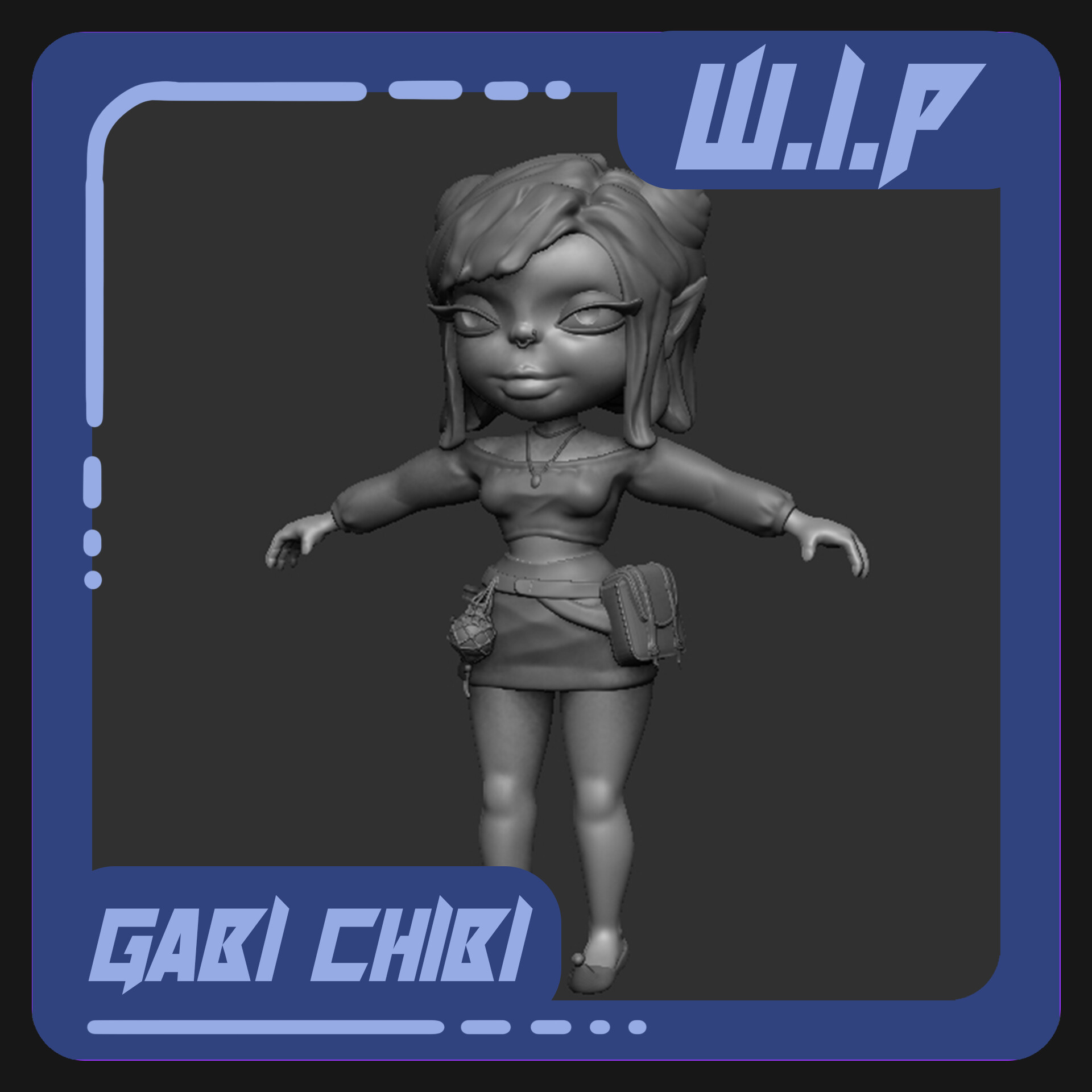 ArtStation - Gabi Chibi (Work in Progress)