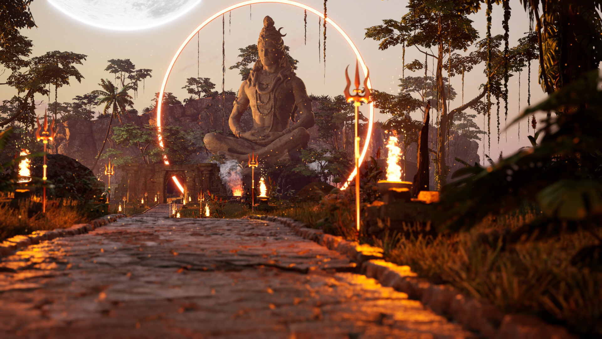 ArtStation - Self Conceptualize Place Where Lord Shiva Lives