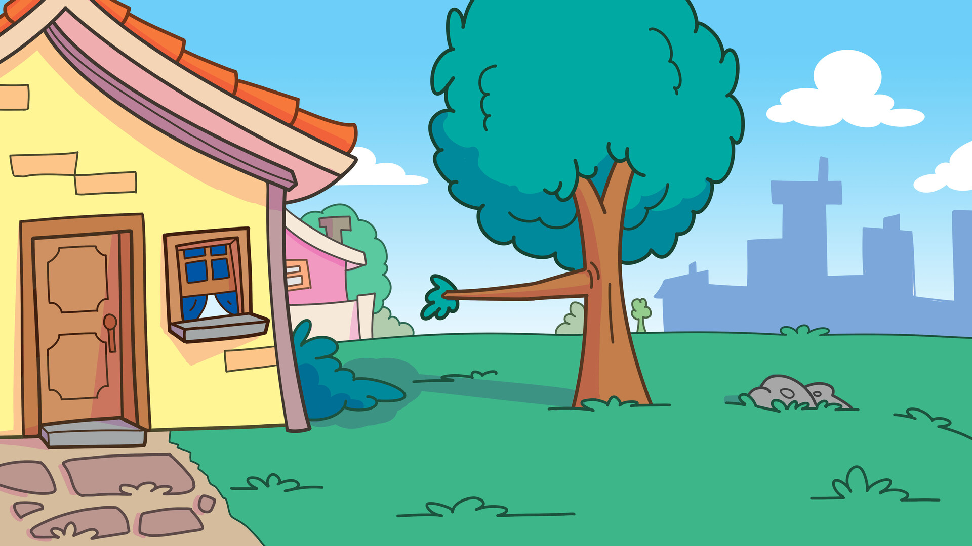 ArtStation - Backgrounds for Balada Kids